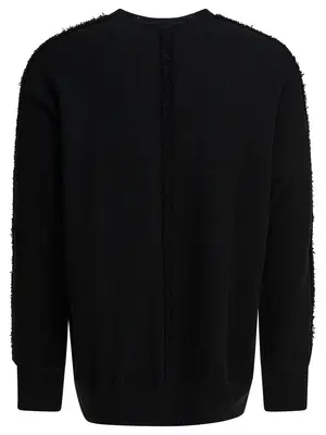 Comme Des Garçons Homme Frayed Crewneck Sweatshirt
