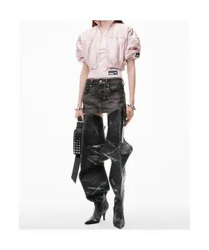 Alexander Wang Logo-appliqué Zip-up Bomber Jacket
