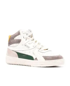 Palm Angels Round Toe Lace-up Sneakers