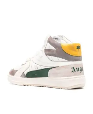 Palm Angels Round Toe Lace-up Sneakers