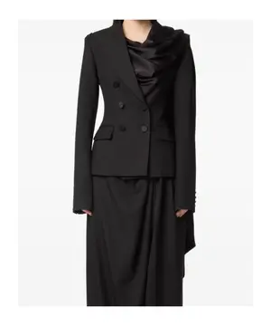 Nina Ricci Draped Scarf Blazer