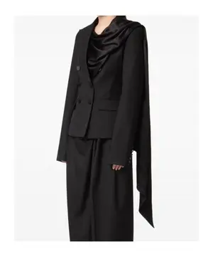 Nina Ricci Draped Scarf Blazer
