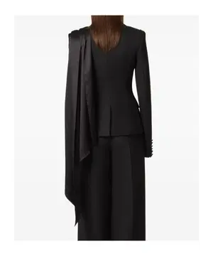 Nina Ricci Draped Scarf Blazer