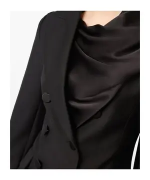 Nina Ricci Draped Scarf Blazer