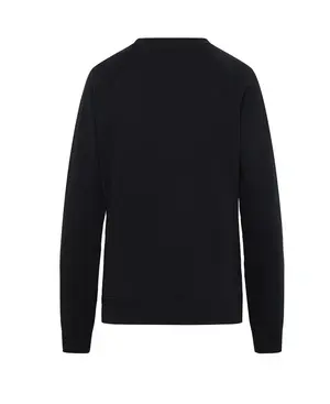 MSGM Logo Cotton Sweatshirt - Black