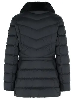 Moose Knuckles Zip-up Padded Jacket With Removable Fur