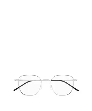 Saint Laurent Eyeglasses Square Frame - Silver