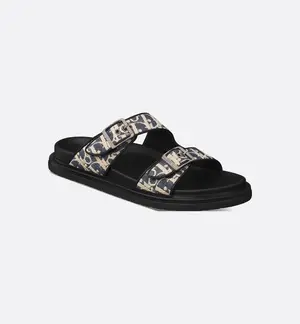Dior Aqua Double-buckled Sandals - Black
