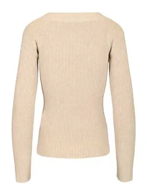 Max Mara V-neck Ribbed Cardigan - No