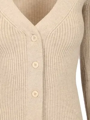 Max Mara V-neck Ribbed Cardigan - No