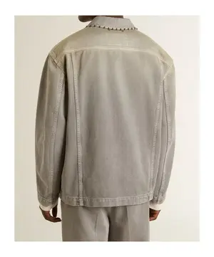 GOLDEN GOOSE Stud Embellished Denim Jacket