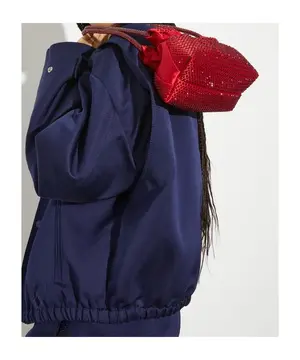 MAXCO. Max&co. Rhinestone Embellished Shoulder Bag