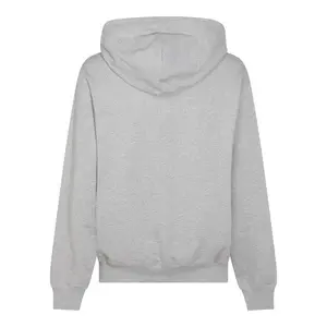 Gucci Logo Printed Drawstring Hoodie - Grey