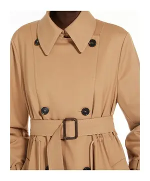 Max Mara Double-breasted Belted Trench Coat