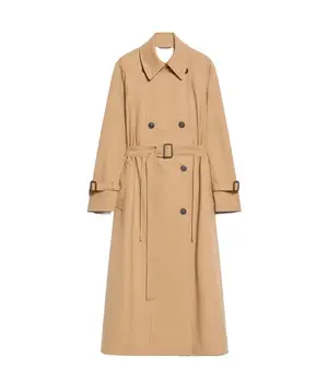Max Mara Double-breasted Belted Trench Coat - Camel