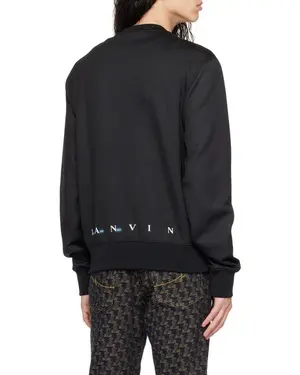 LANVIN Logo-print Detail Sweatshirt