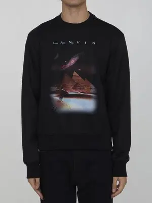 LANVIN Logo-print Detail Sweatshirt