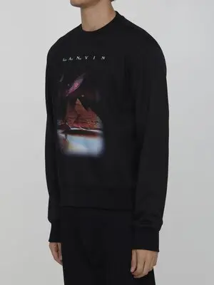 LANVIN Logo-print Detail Sweatshirt