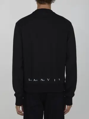 LANVIN Logo-print Detail Sweatshirt