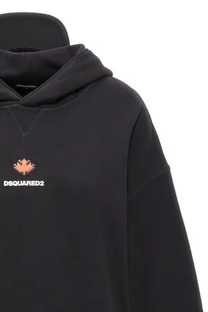 Dsquared2 Logo Printed Long Sleeve Hoodie