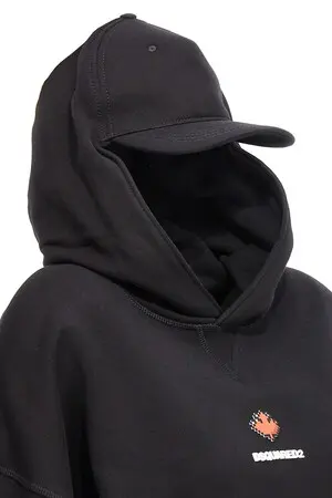 Dsquared2 Logo Printed Long Sleeve Hoodie