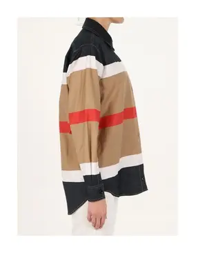 Burberry Stripe Pattern Button-up Shirt
