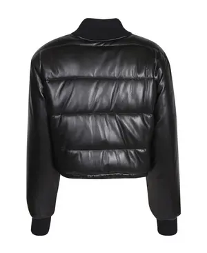 MSGM Cropped Quilted Jacket