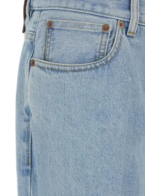 Valentino Garavani Logo Patch Flared Jeans
