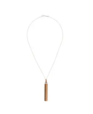 AMBUSH Pill Case Charm Necklace - Gray