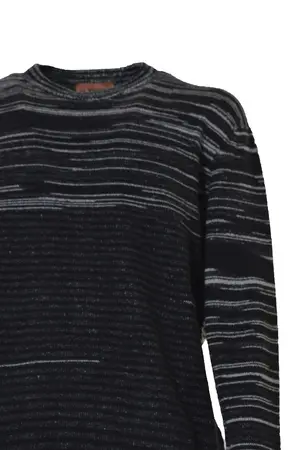 Missoni Striped Cashmere Jumper - Black