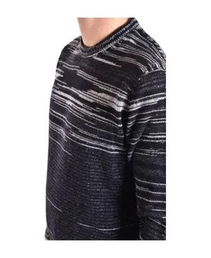 Missoni Striped Cashmere Jumper - Black