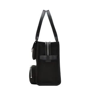 Marc Jacobs The Cargo Logo Printed Large Tote Bag - Black