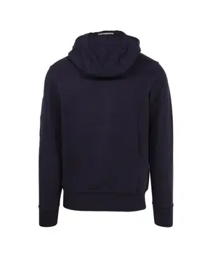C.P. COMPANY Logo Plaque Drawstring Hoodie - Black