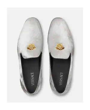 Versace Medusa-head Slip-on Loafers