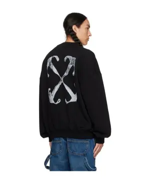 Off-White Arrows Printed Crewneck Sweatshirt