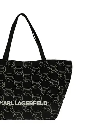 Karl Lagerfeld Monogram Tote Bag
