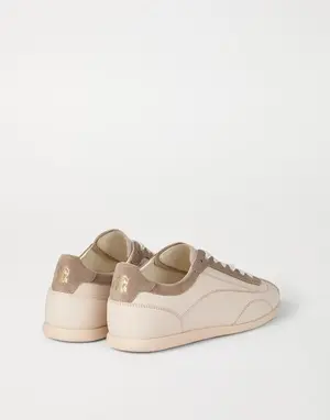Brunello Cucinelli Panelled Lace-up Sneakers - Butter