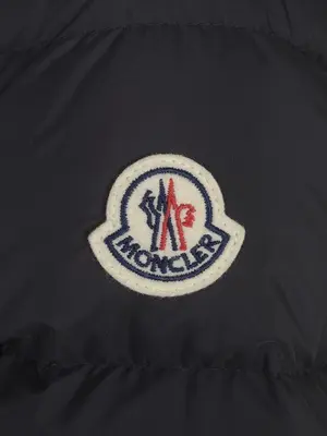 Moncler Khloe Belted Jacket With Hood And Fur Trim