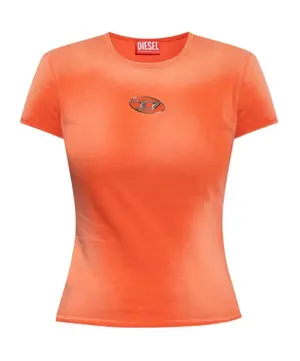 DIESEL® Logo Patterned T-shirt