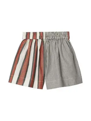 Burberry Striped Cotton Shorts