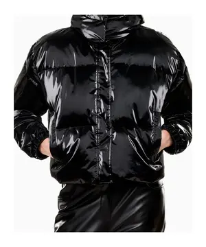 EA7 Padded Jacket With Glossy Finish