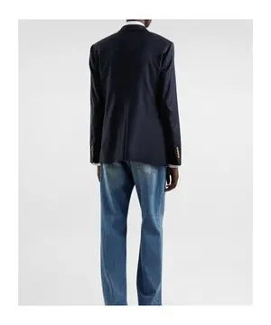 Dolce & Gabbana Double-breasted Tailored Blazer With Crest Detail