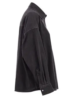 Max Mara Oversized Pocket Denim Shirt