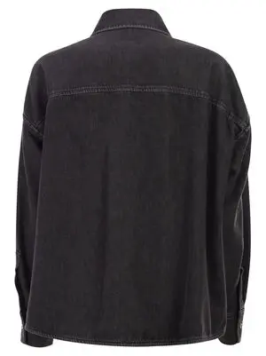 Max Mara Oversized Pocket Denim Shirt