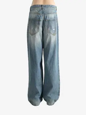Vetements Distressed Detail Jeans