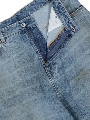 Vetements Distressed Baggy Jeans