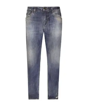 Dolce & Gabbana Distressed Stonewashed Jeans