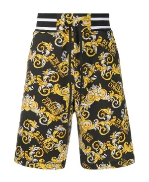 Versace Frayed Shorts For Men