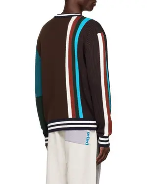 Paul Smith Striped Logo Knit Sweater