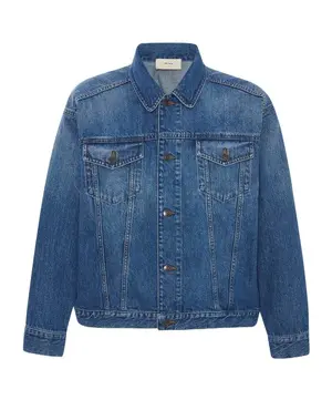 THE ROW Seb Cotton Jacket - Washed Blue